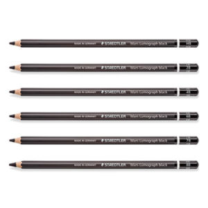 Staedtler Mars Lumograph Black Single Pencils & Set - Artsavingsclub