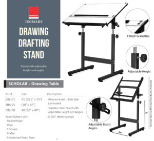 Isomars Drawing Table Scholar - Artsavingsclub