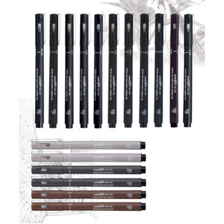 Uni Pin Fine Line Drawing Pens - Artsavingsclub